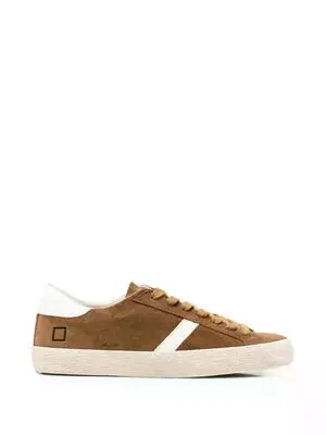 D.a.t.e. Suede Logo Detail Sneakers - Brown