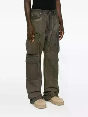 Rick Owens Belt-loop Faded-effect Jeans