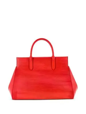 LOUIS VUITTON Epi Leather Satchel Handbag - Red