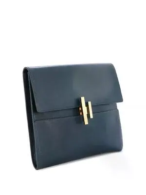 Hermès Hermès Cinhetic Chevre Chamkila Clutch Bag Green