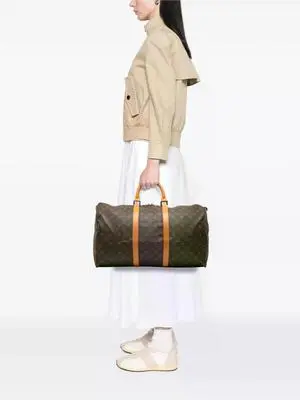 LOUIS VUITTON 1988 Monogram Keepall 50 Travel Bag - Brown