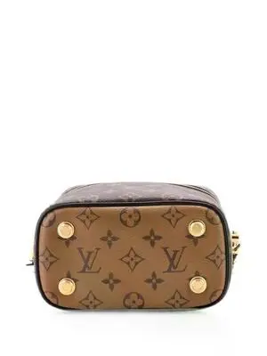 LOUIS VUITTON Vanity Handbag Reverse Monogram Canvas Pm Satchel - Brown