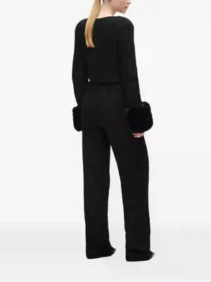 Karl Lagerfeld Sequin-embellished Bouclé Trousers