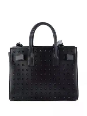 Saint Laurent Studded Leather Nano Tote Bag