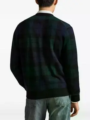 Polo Ralph Lauren Blackwatch Check V-neck Cardigan