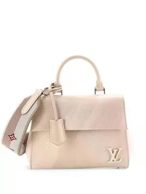 LOUIS VUITTON Cluny Top Handle Bag Epi Leather Mini Satchel - Neutrals