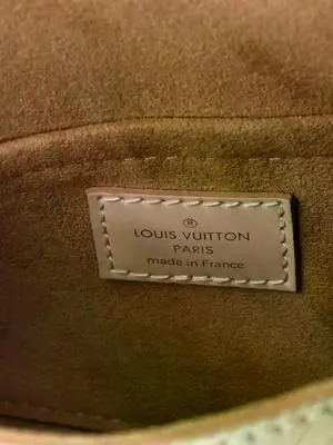 LOUIS VUITTON Cluny Top Handle Bag Epi Leather Mini Satchel - Neutrals