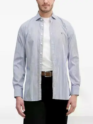 HACKETT LONDON Logo-embroidered Shirt - Blue