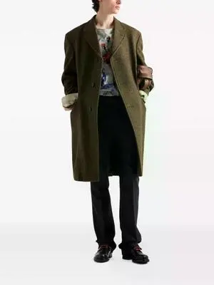 Prada Printed Cotton Shirt - Neutrals