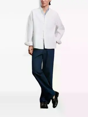 Shanghai Tang Tang Frog-fastening Shirt