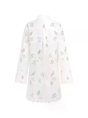 CISSA Broderie Anglaise Shirt Dress