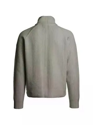 PARAJUMPERS Olmo Rib-knit Padded Jacket - Grey