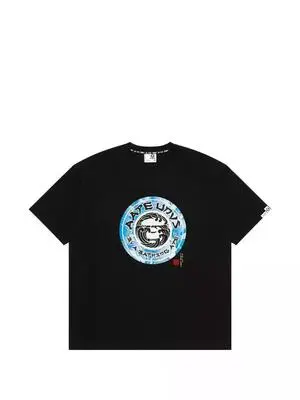 AAPE BY *A BATHING APE Moonface Graphic-print T-shirt - White