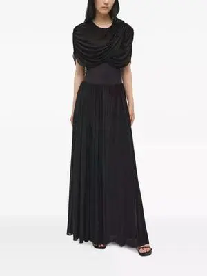 Simkhai Nancie Draped-jersey Maxi Gown