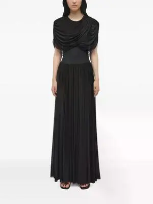 Simkhai Nancie Draped-jersey Maxi Gown
