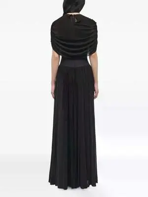 Simkhai Nancie Draped-jersey Maxi Gown