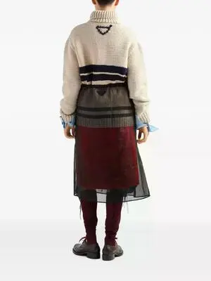 Prada Wool Zipper Cardigan
