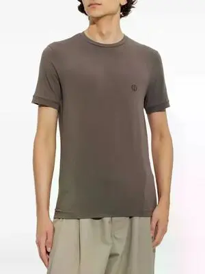 Giorgio Armani Embroidered-logo T-shirt