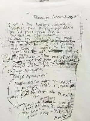 ANN DEMEULEMEESTER Teenage Apocalypse Graphic-print T-shirt