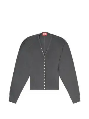 DIESEL® Tencel™ Lyocell Blend Cardigan Top With Batwing Sleeves And V-neckline