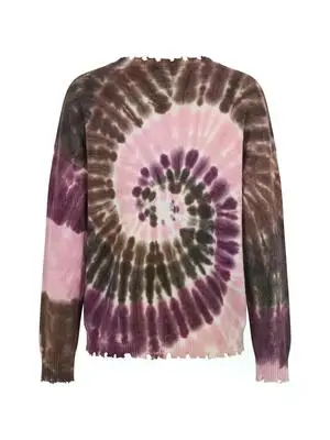 KUJTEN Tie-dye Cashmere Sweater