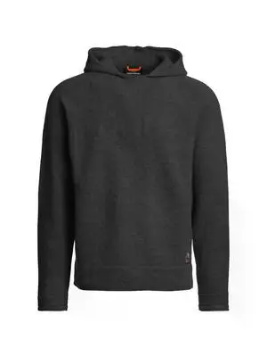 PARAJUMPERS Sauble Seamless-knit Wool Hoodie - Black