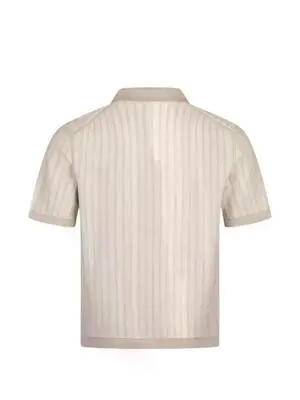 BOSS Ribbed-knit Short-sleeve Cardigan