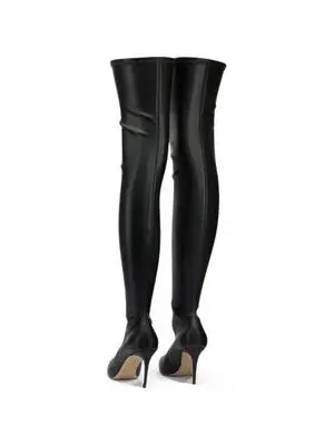 Casadei Pointed-toe Over-the-knee Boots