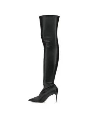Casadei Pointed-toe Over-the-knee Boots