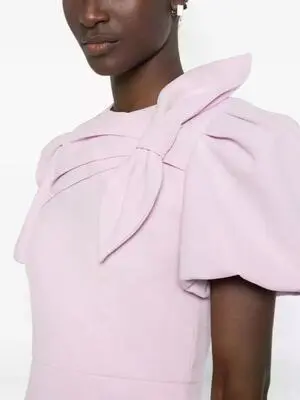 Rebecca Vallance Yolanda Puff Sleeve Mini Dress - Purple