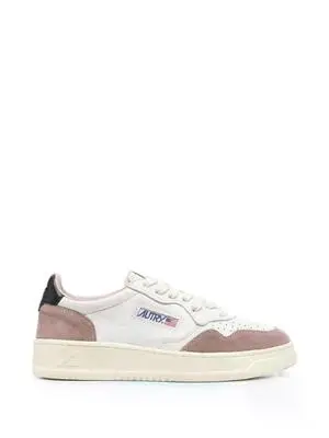 AUTRY Medalist Panelled Leather Sneakers - White