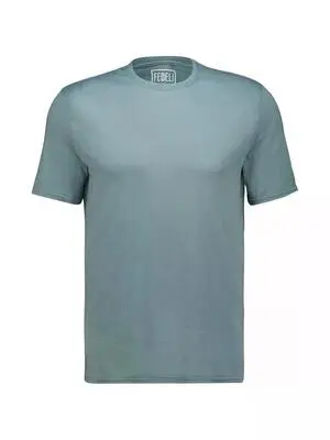 Fedeli Crew-neck Knitted T-shirt - Green
