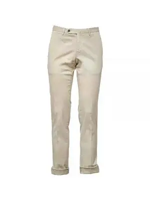 PT TORINO Slim-fit Gabardine Trousers - Neutrals