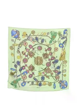 Versace Broken Jewels Silk Scarf