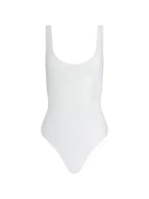 L'Agence Kalea Scoop-neck Bodysuit - White