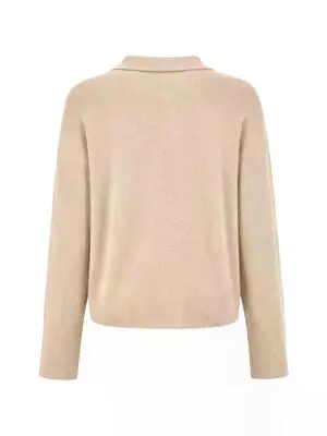 ARLO MOTT Berry Polo-collar Sweater