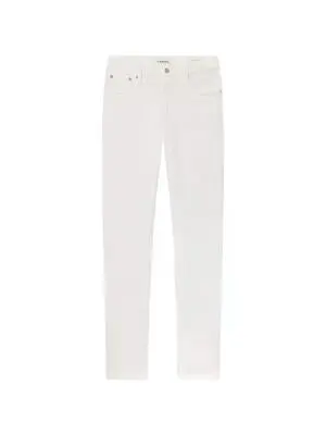 FRAME Modern Straight Straight-leg Jeans - White
