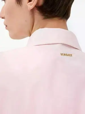 Versace Cotton-poplin Crop Shirt