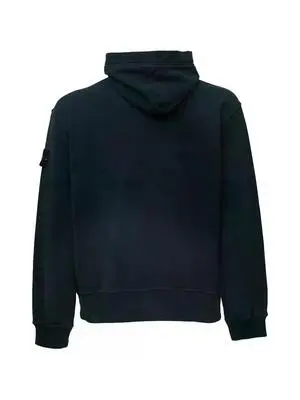 Stone Island Logo-patch Pouch-pocket Cotton Hoodie
