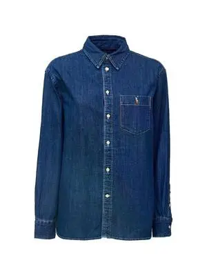 Polo Ralph Lauren Big Cotton Denim Shirt - Blue