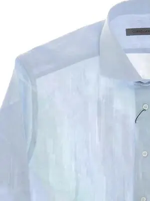 Corneliani French-collar Cotton Shirt - Blue