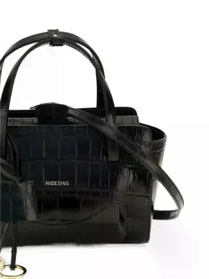 B Sides Croc-effect Leather Shoulder Bag