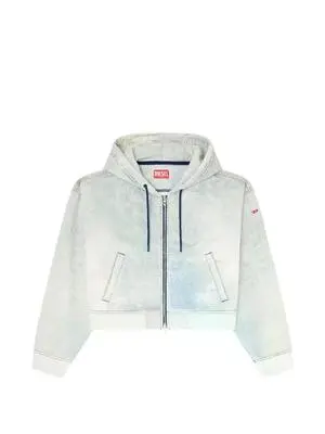 DIESEL® De-giri-crop Jogg Sweater - Blue