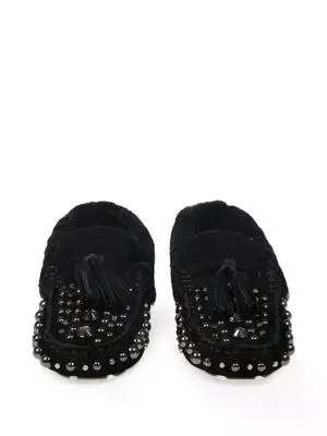 STRATEGIA SHOES Stud-embellished Tassel Loafers
