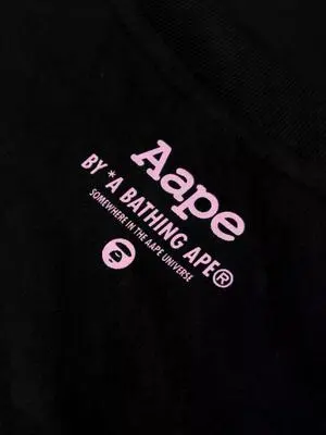 AAPE BY *A BATHING APE Moonface Graphic T-shirt - Black