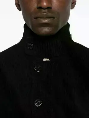 Stone Island Lambswool Jumper - Black