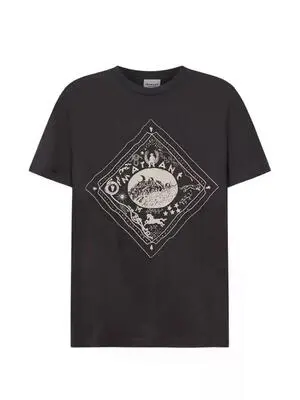 MARANT ETOILE Zewel Printed Cotton T-shirt - Black