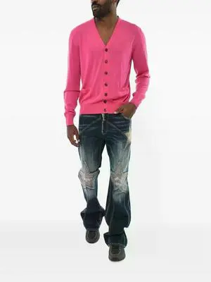 Dsquared2 V-neck Cardigan - Pink