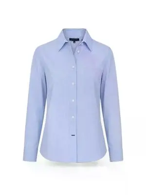 PATRICK ASSARAF Striped Long-sleeve Shirt - Blue