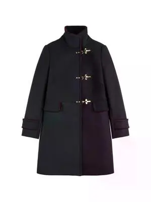 FAY Virginia Lobster-claw Coat - Blue